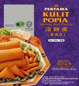 Springrolls Pastry - Pertama Spring Rolls